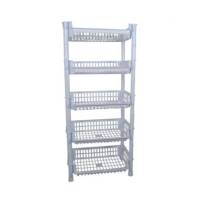 Raft plastic legume fructe alb 5 rafturi - ColumnaShop